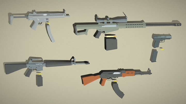 Bullet 3D models - Sketchfab
