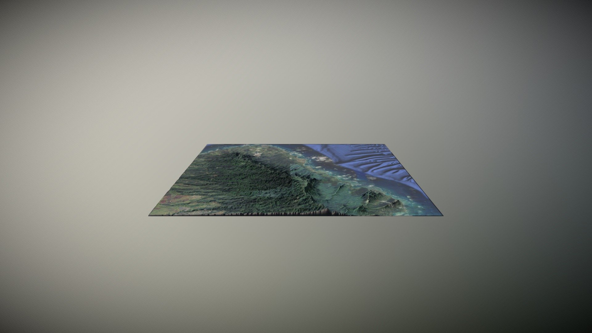 Oahu - 3D model by BethelDH (@Cgoldberg) [332e967] - Sketchfab