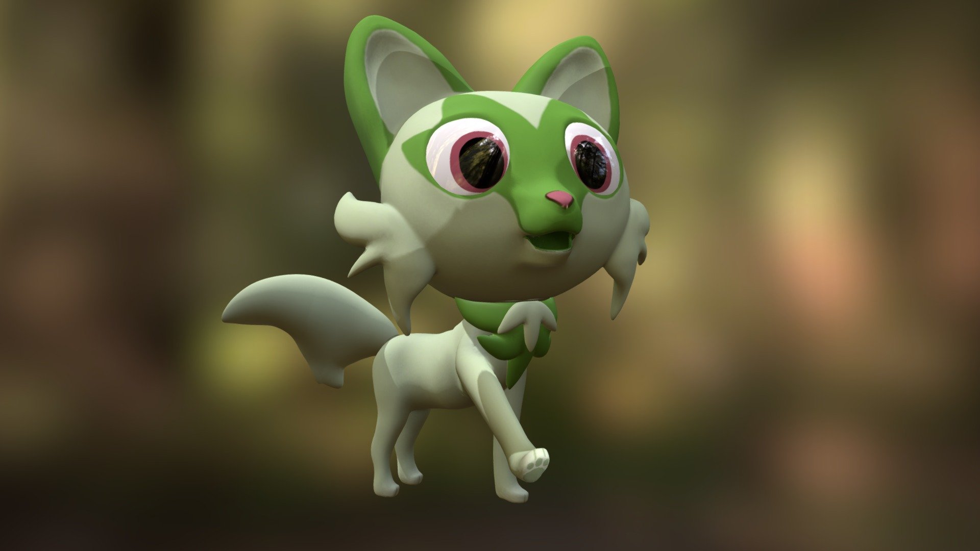 Sprigatito - 3D model by MainArtsNStuff [3330797] - Sketchfab