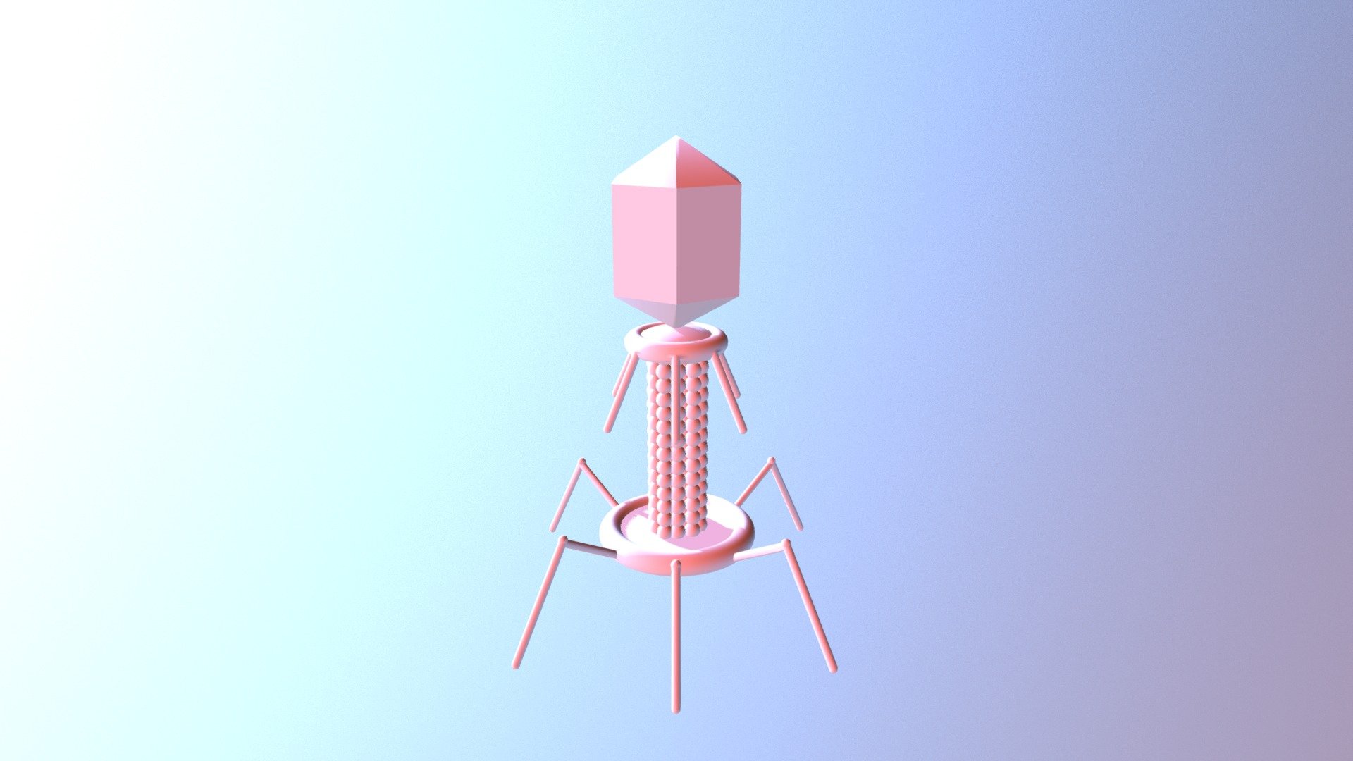 Bacteriophage - 3D model by sebastiani loretta (@sebastiani.loretta ...