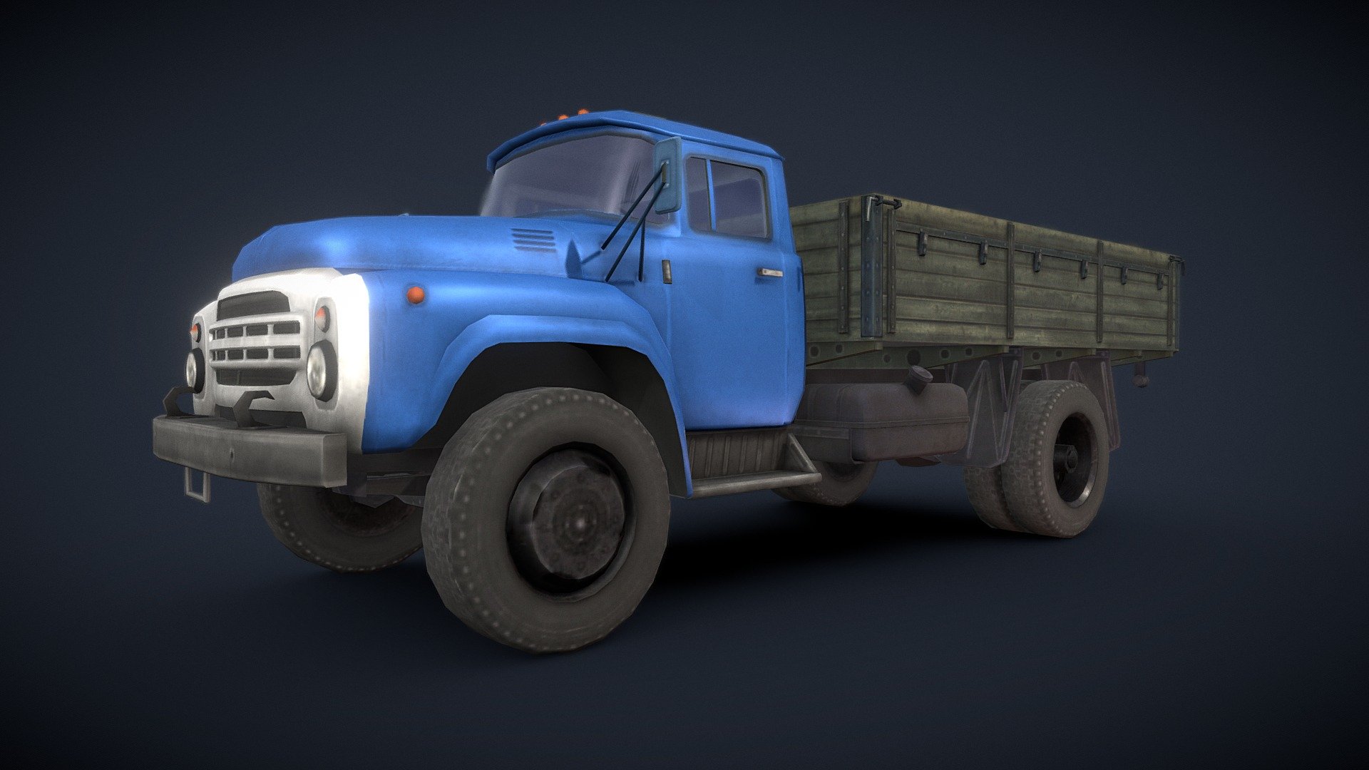 ZIL130 - 3D model by Yury Misiyuk (@Tim0) [3330e14] - Sketchfab