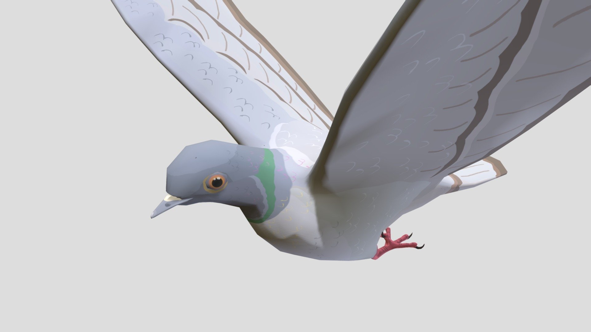 Cartoon Pigeon with animations - Buy Royalty Free 3D model by Mixall ...