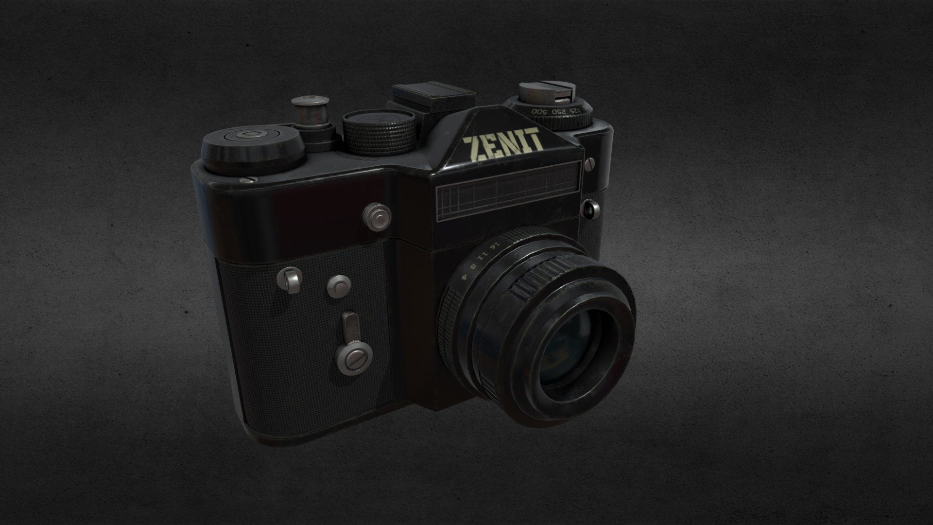 Photo camera "ZENIT" - Download Free 3D model by rogozin087 [3332850 ...