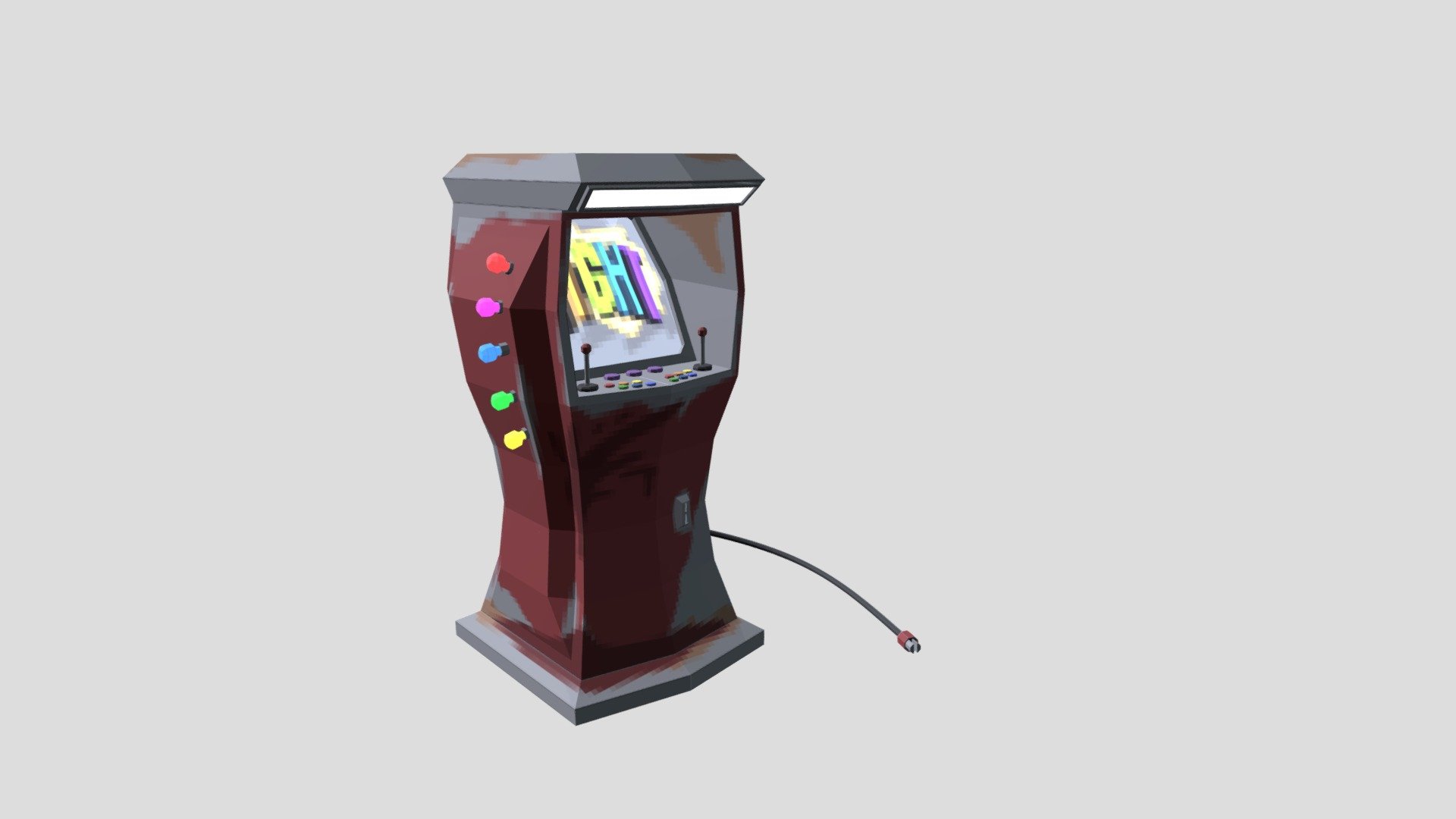 arcade cabinet - 3D model by Gijs Claassens (@GijsClaassens) [3334aa0 ...
