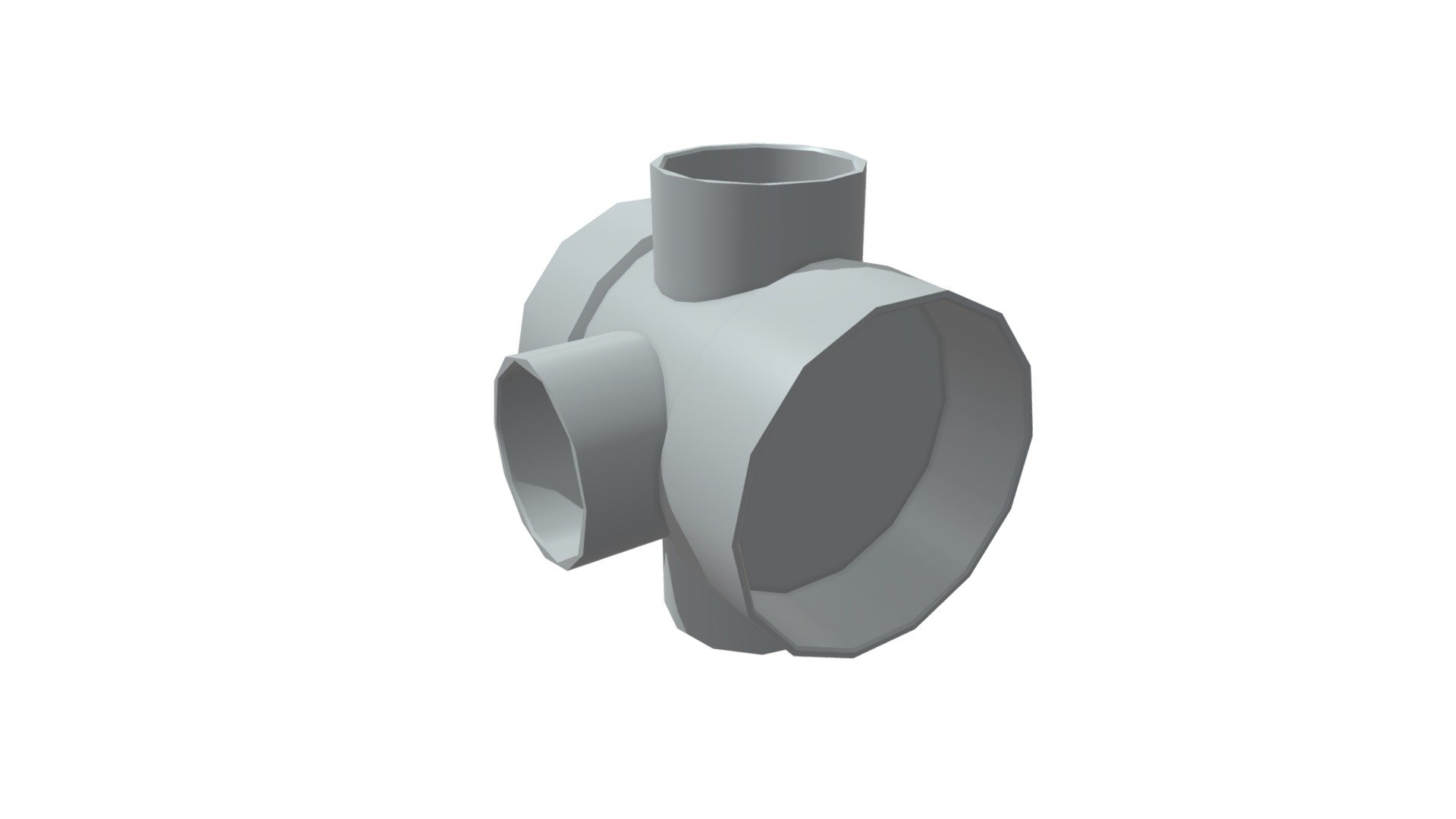 Polypipe - Short 3 Way Boss Pipe - SE60 - 3D model by bimstore ...