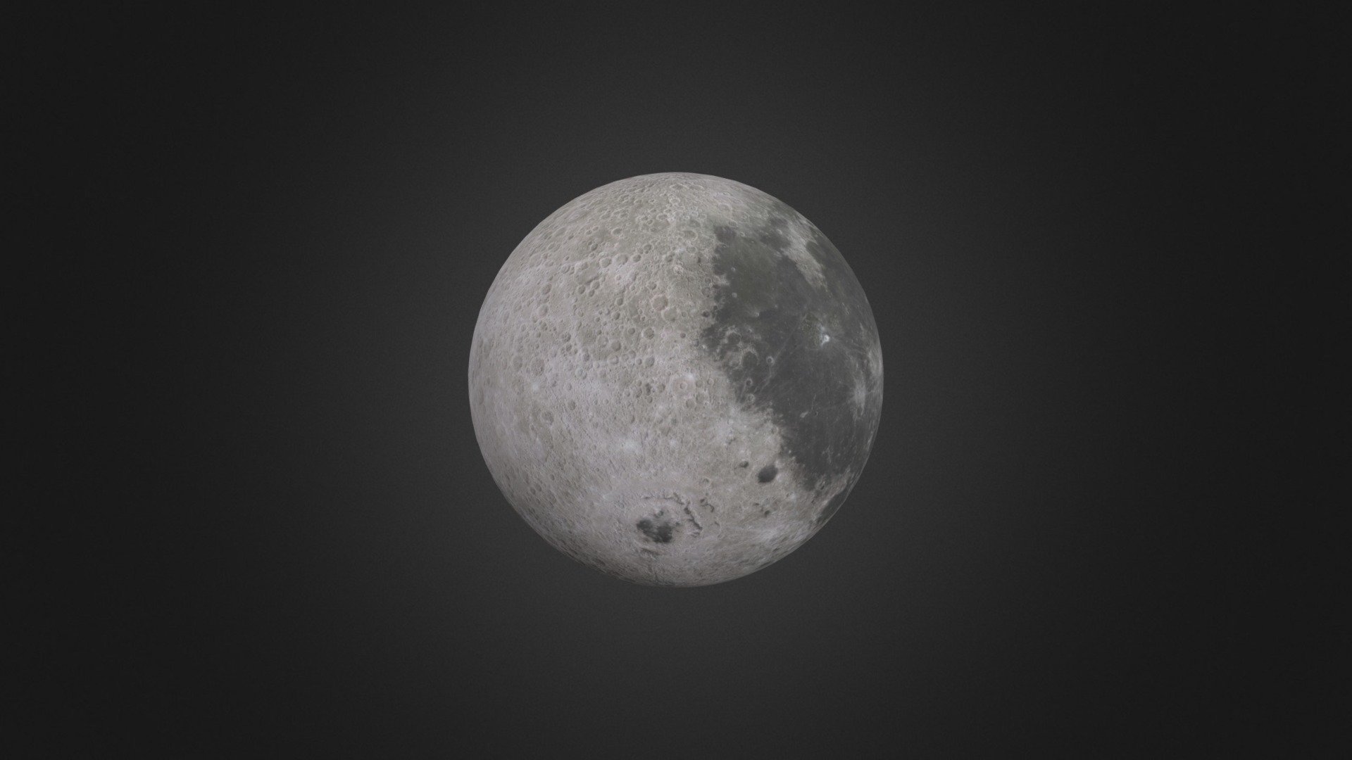 The Moon - Download Free 3D model by OverGeared [3335f1f] - Sketchfab