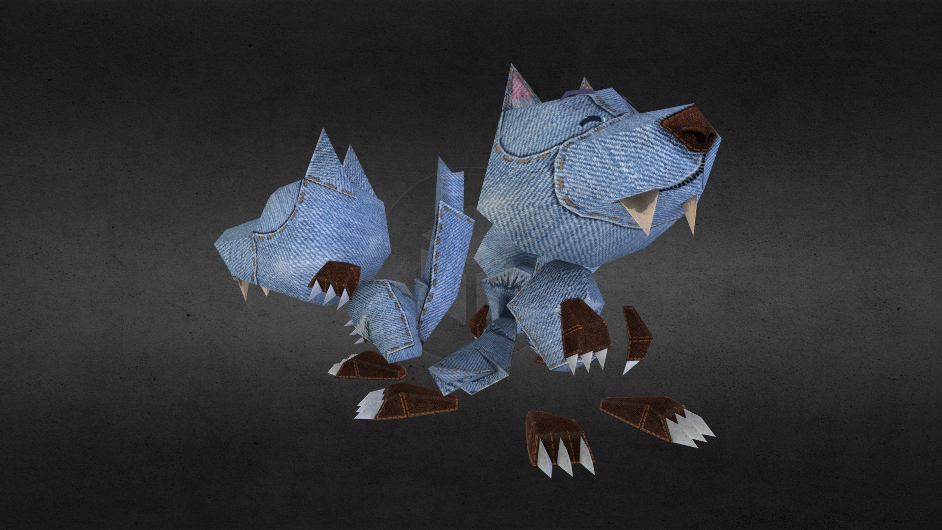 Wolf - 3D model by Gary Fenn (@fenn) [3337a29] - Sketchfab