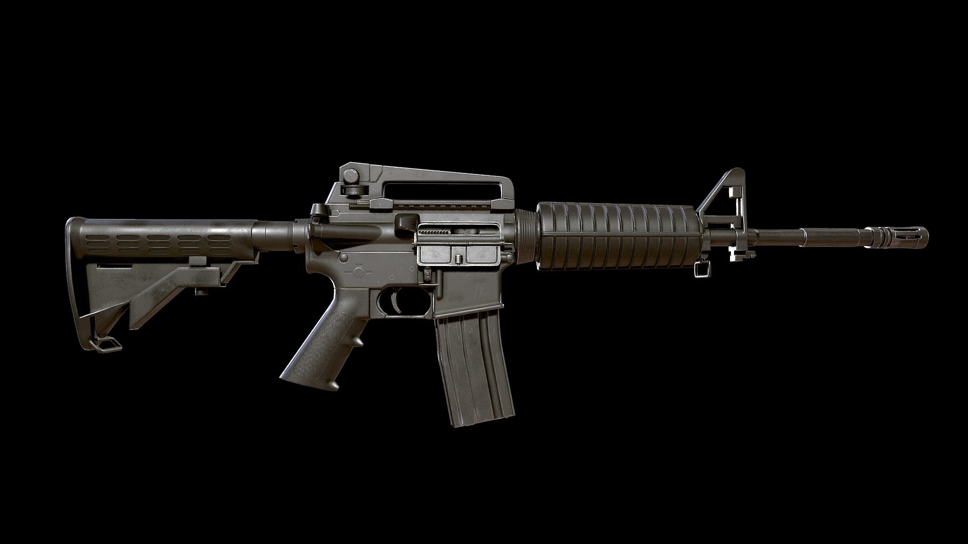 M4A1 carbine - 3D model by Joche007 (@fkboy123) [333b9f9] - Sketchfab
