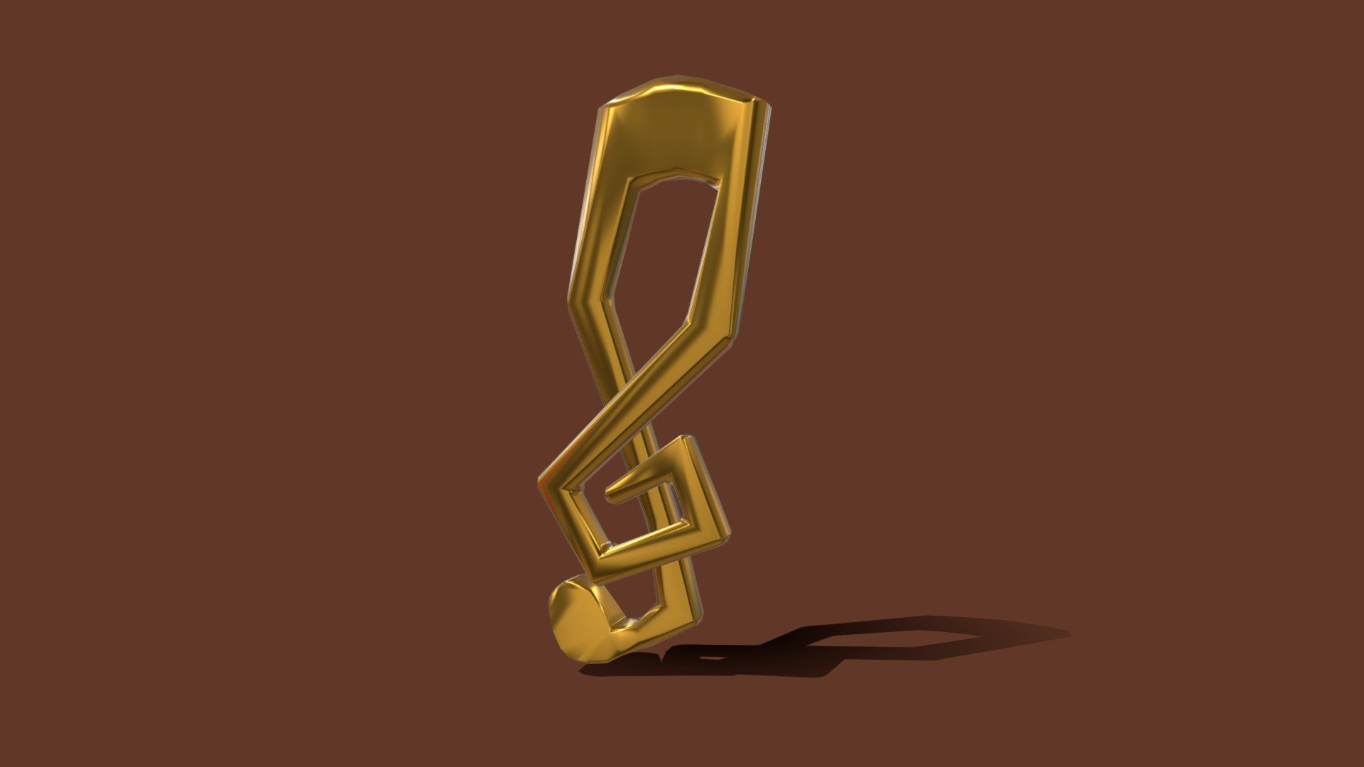 Treble clef (Recreation) - Download Free 3D model by Facts About Banjo ...