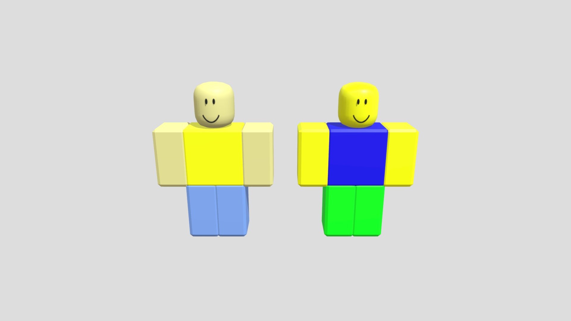 Noob2005 & Noob2014 - Download Free 3D model by furabolojogos [333f76c ...