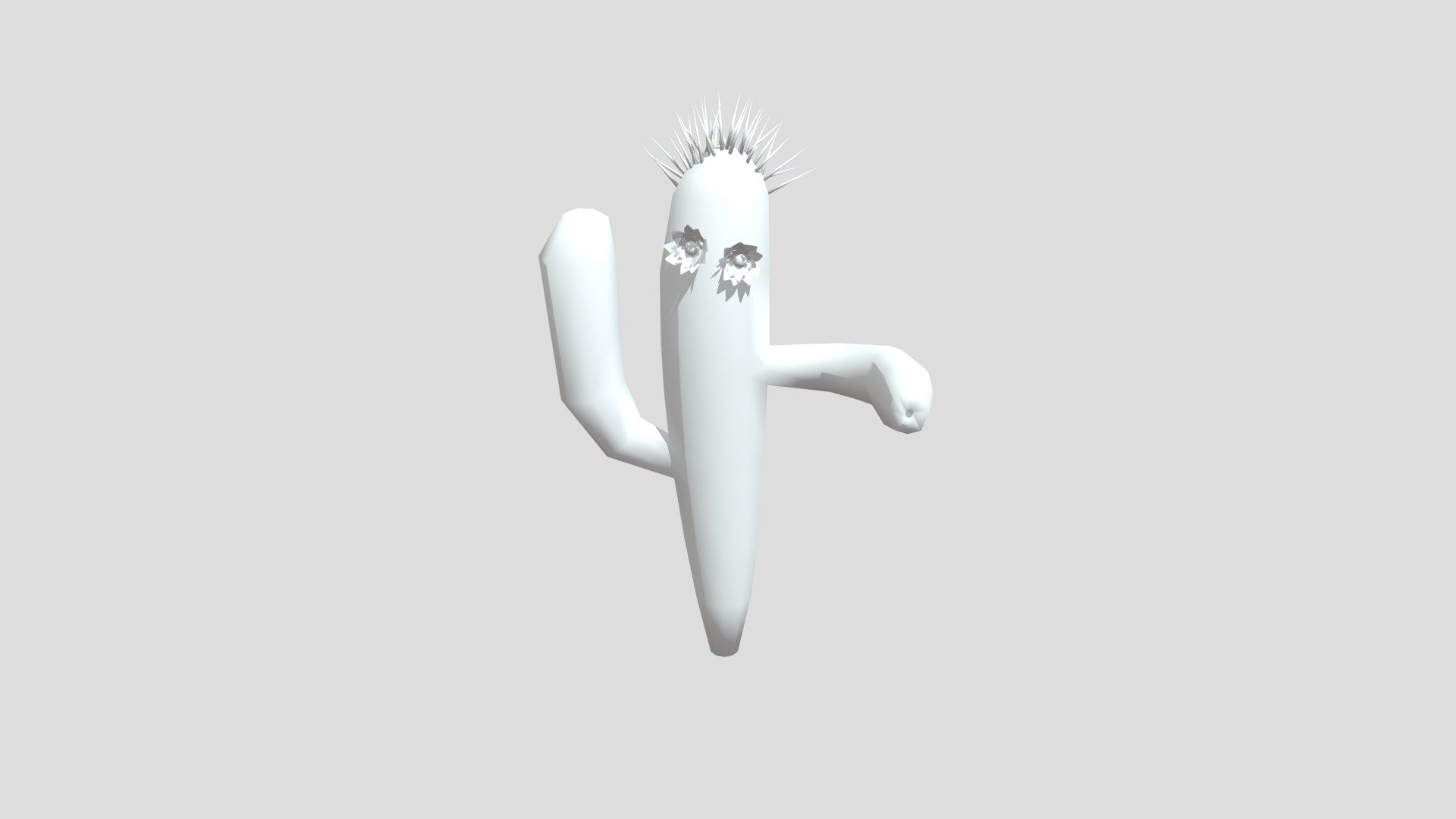Cactus character - 3D model by Hidden92 [3341785] - Sketchfab