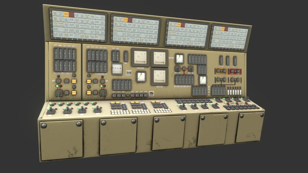 Control Panels 02 - Buy Royalty Free 3D model by Renafox (@kryik1023 ...