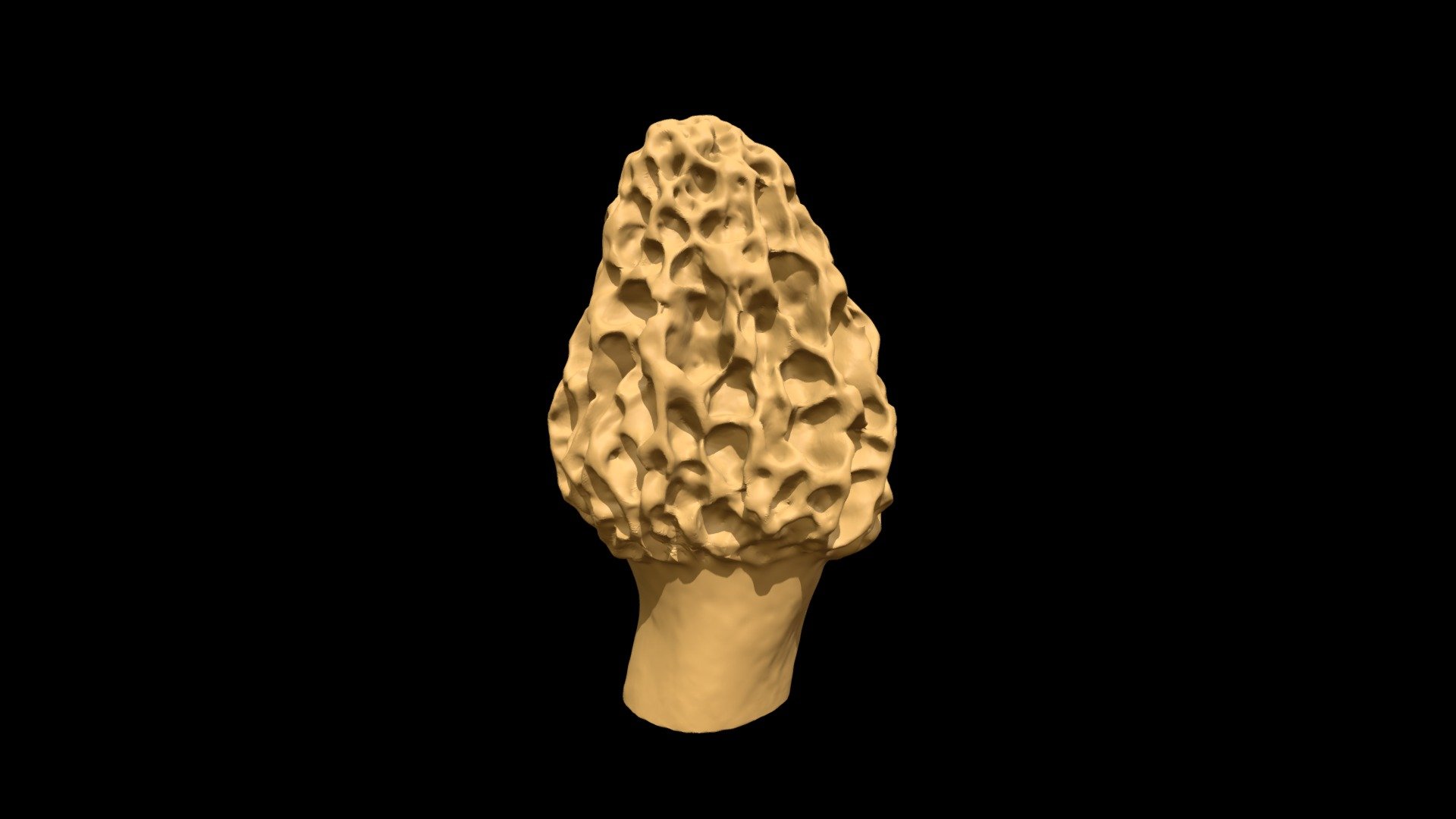 3d Print Simple Morel - Download Free 3D model by kevjumba ...