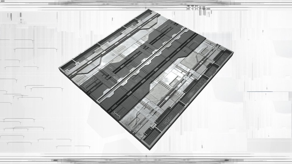 Modular Sci-fi Floor m023 - Download Free 3D model by d880 ...