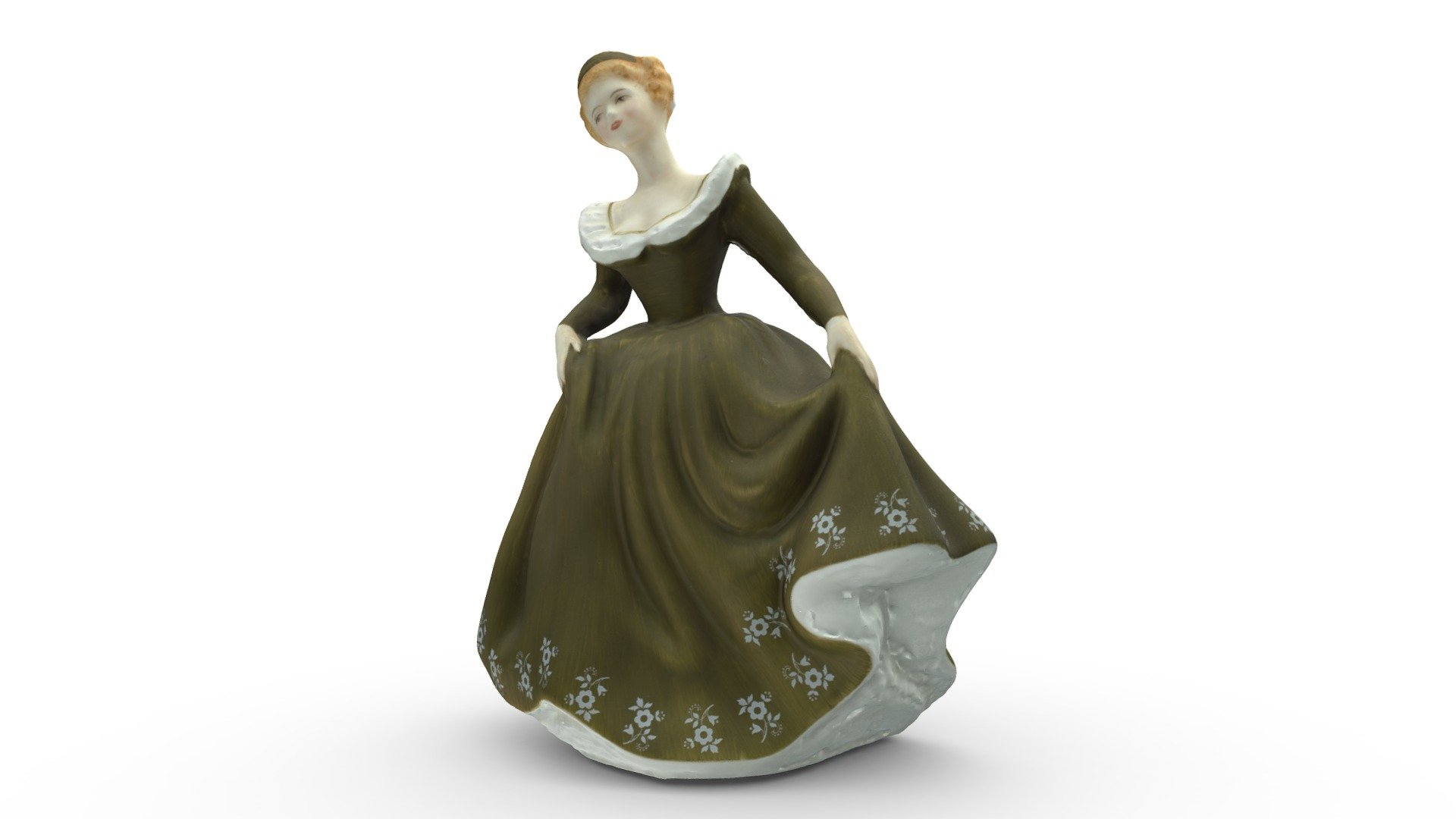 Royal Doulton Figurine - Geraldine - Buy Royalty Free 3D model by Abby ...
