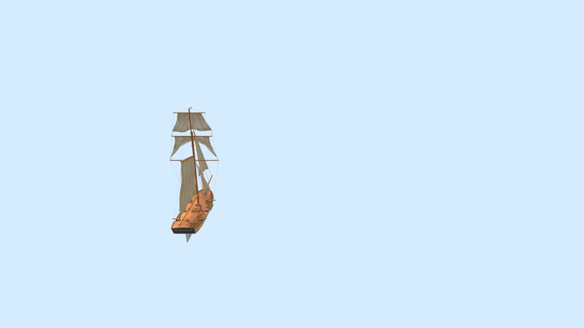 18th Century Naval Cutter (Pirate Ship) - 3D model by MorleyMedia ...