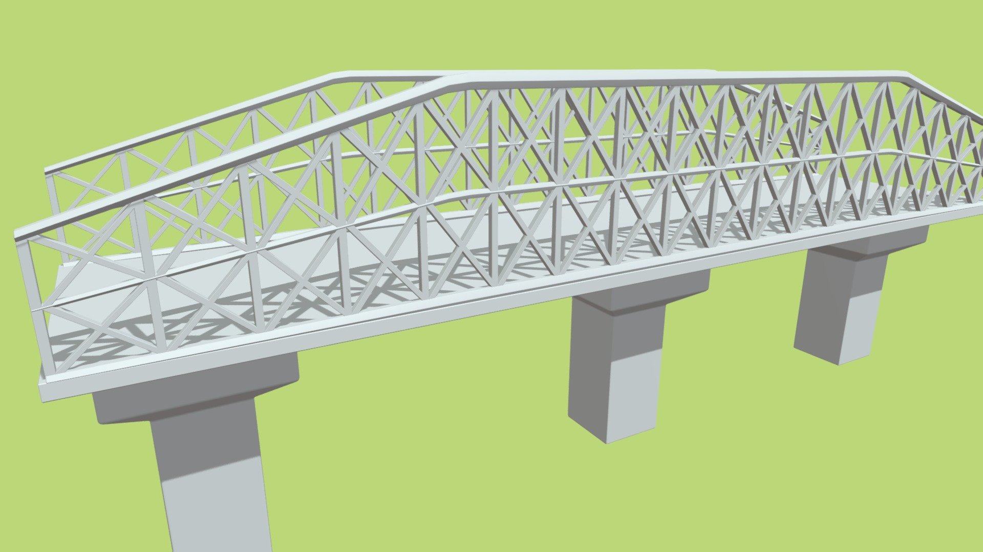 Metal Bridge - Download Free 3D model by Vladyslav Holhanov ...
