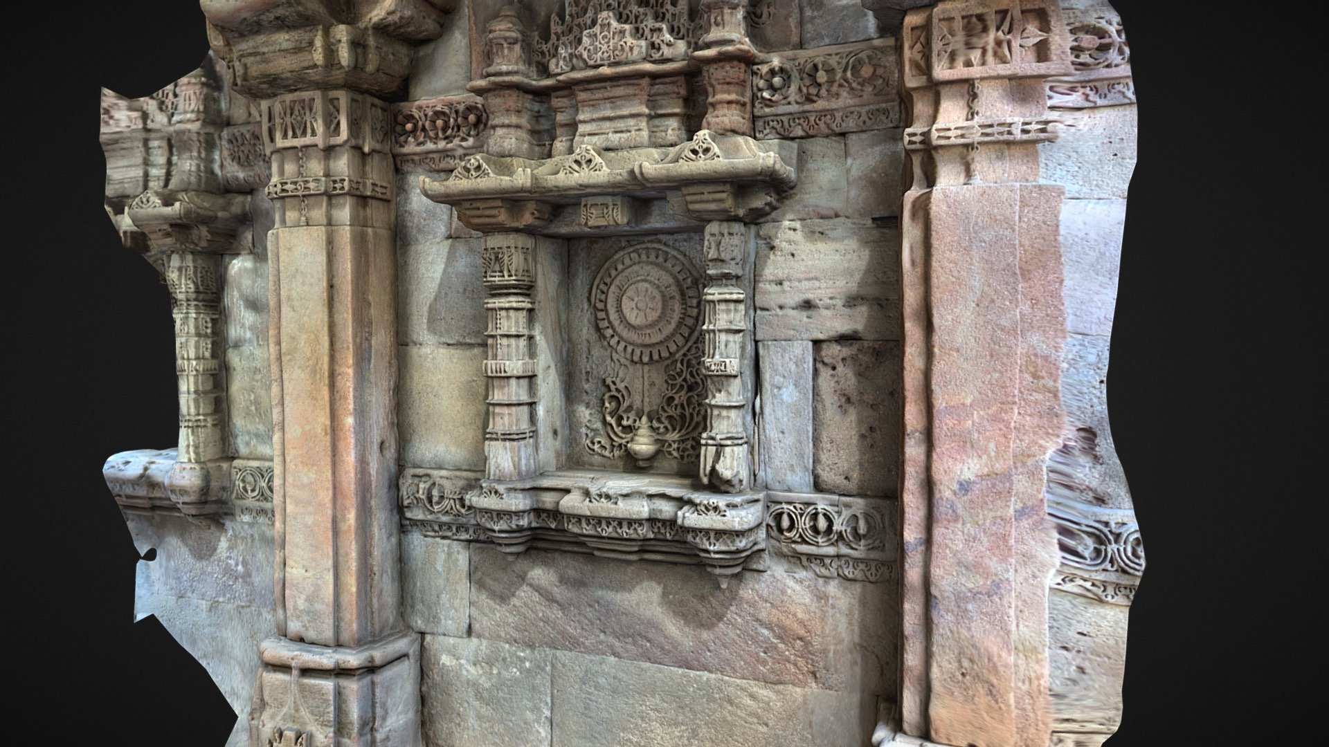 Adalaj Stepwell (Vav) Gujarat, detail - 3D model by Doron Altaratz ...