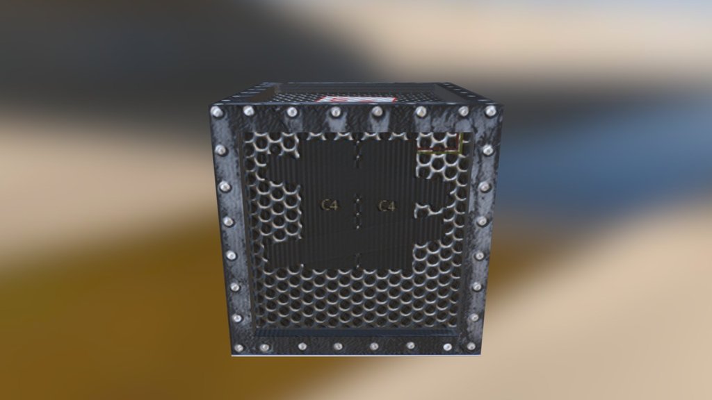 Bomb Crate Closed - 3D model by callumwaitefw [334a89e] - Sketchfab