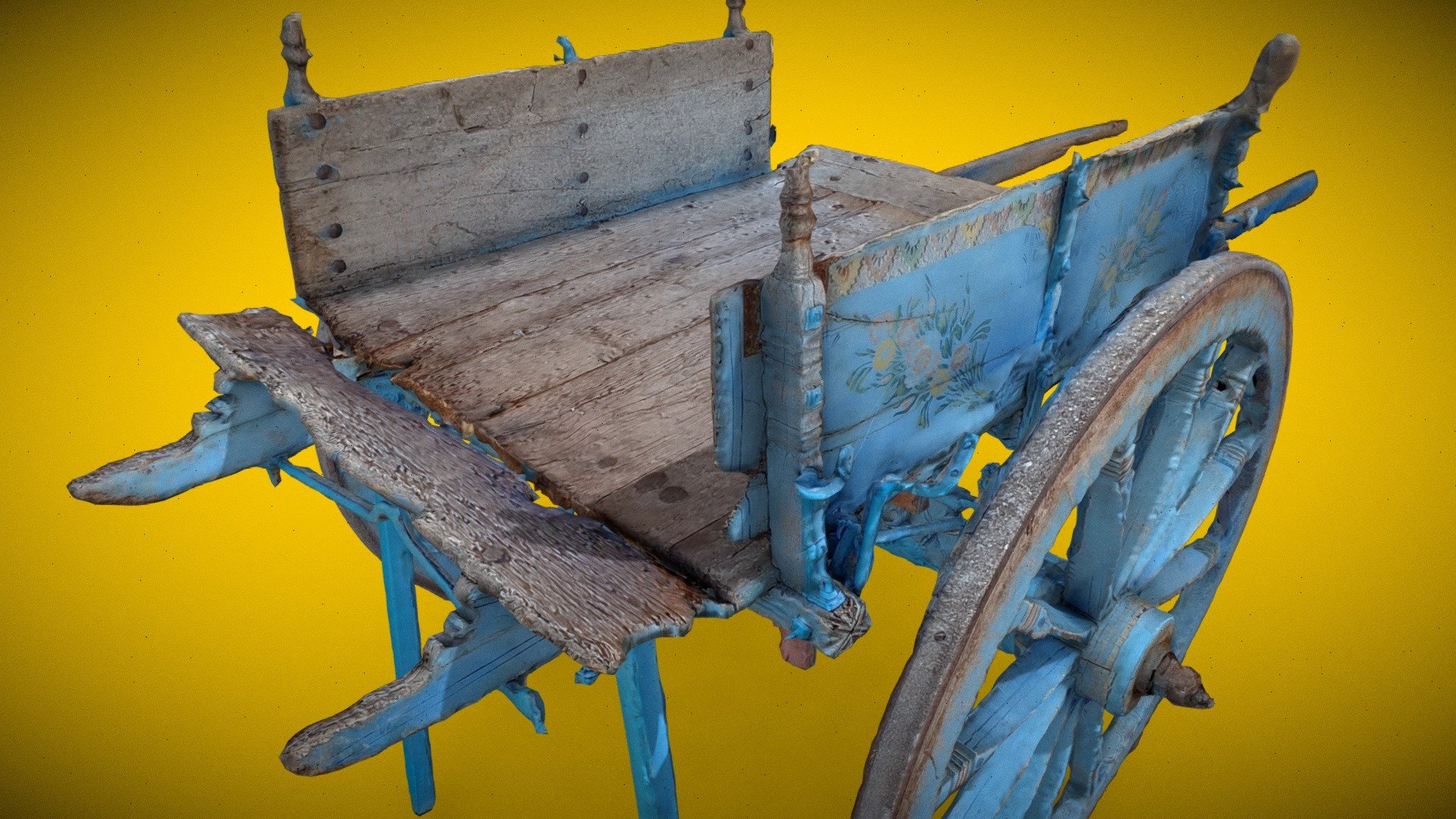 Traditional Sicilian Cart - 3D model by matteosiri [334b773] - Sketchfab