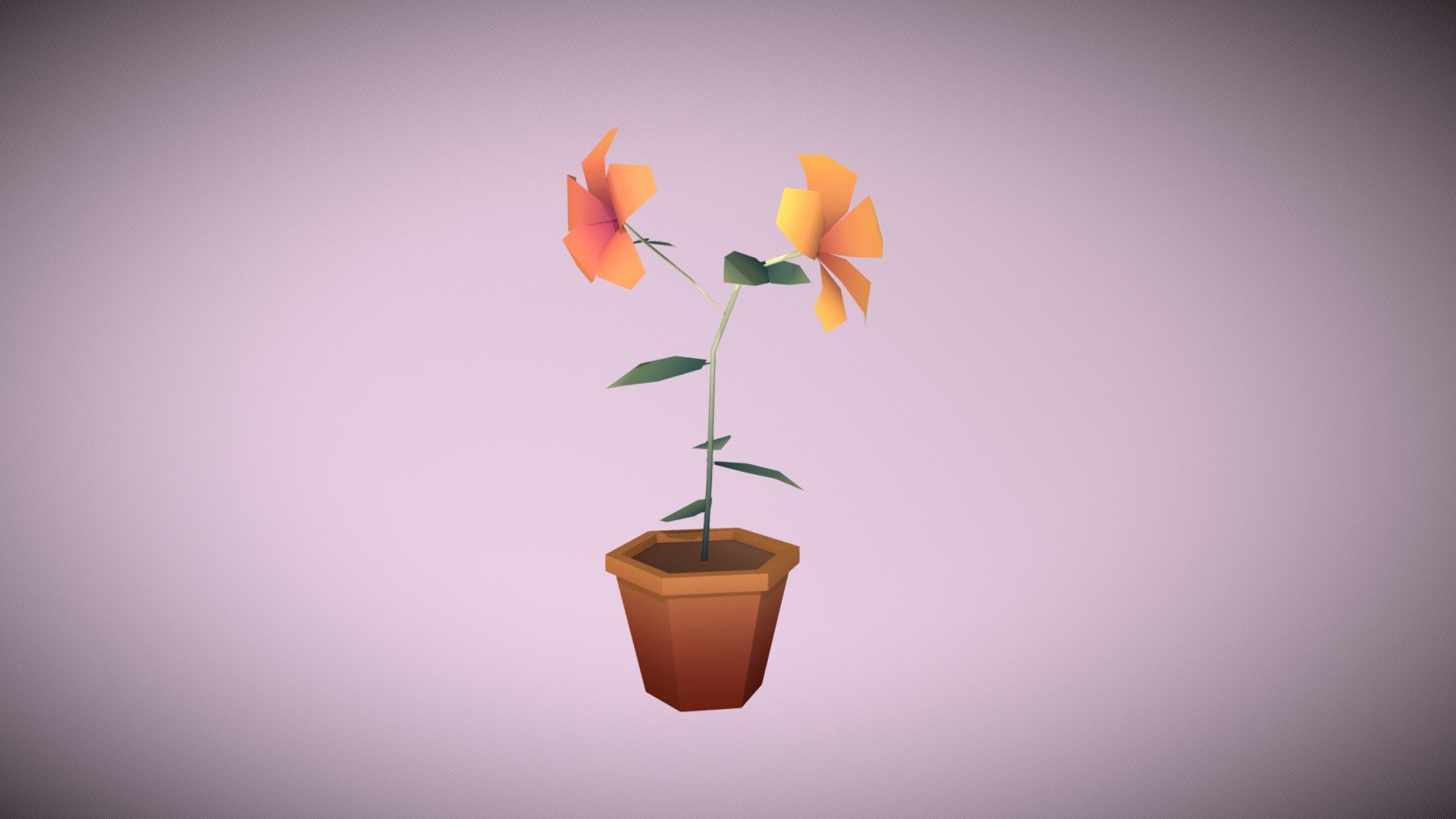 #26 Potted Plant ~ Household Props Challenge - 3D model by _LowPoly_ ...
