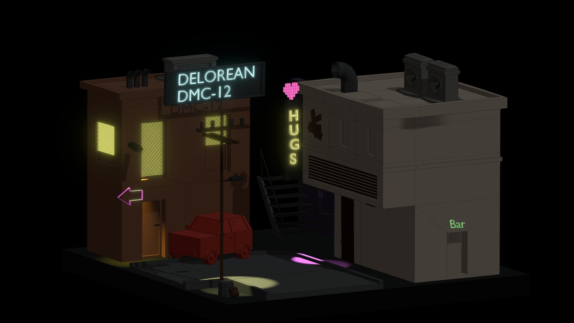 Cyberpunk - 3D model by kidestsuarez201 [334c832] - Sketchfab