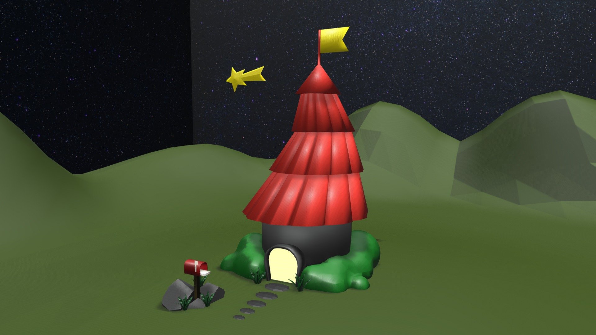 4th project, Gnome House - 18/12/22 - 3D model by OrPoBu [334cf69 ...