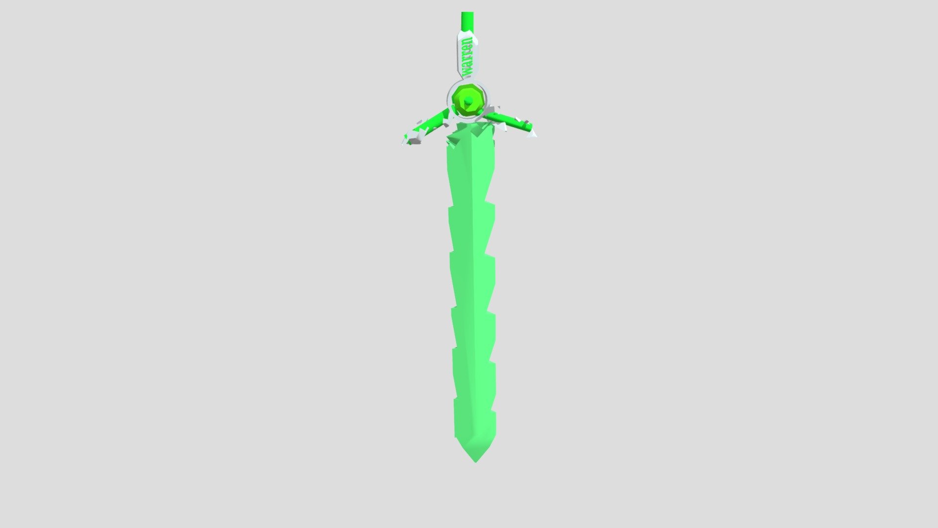 Green Electric Sword by WARREN - 3D model by BrickHouse Studios Models ...