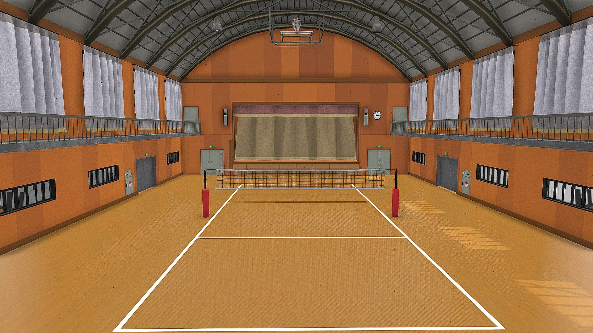 Haikyuu volleyball court store