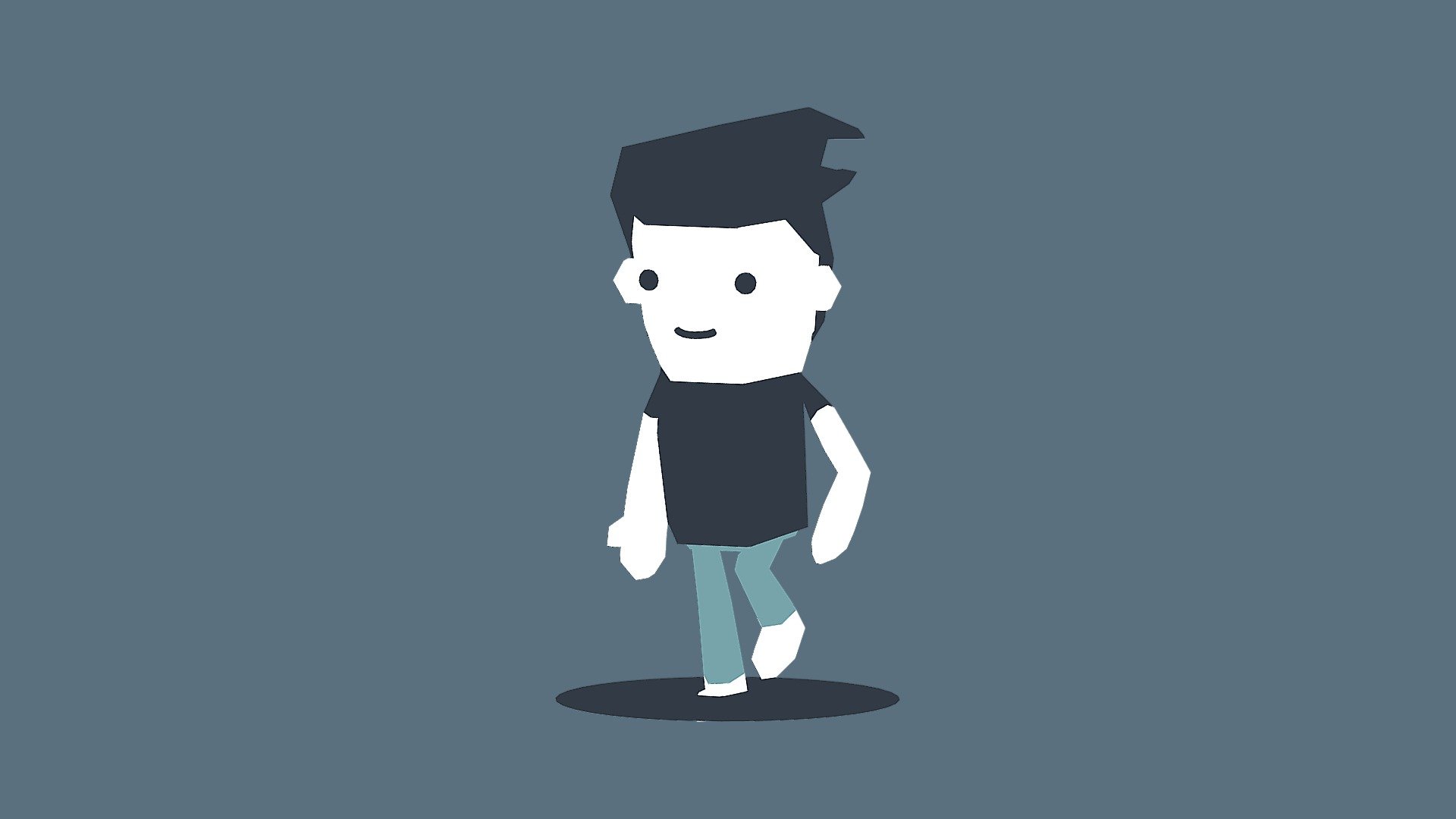 simple character walk animation - Buy Royalty Free 3D model by Ino ...
