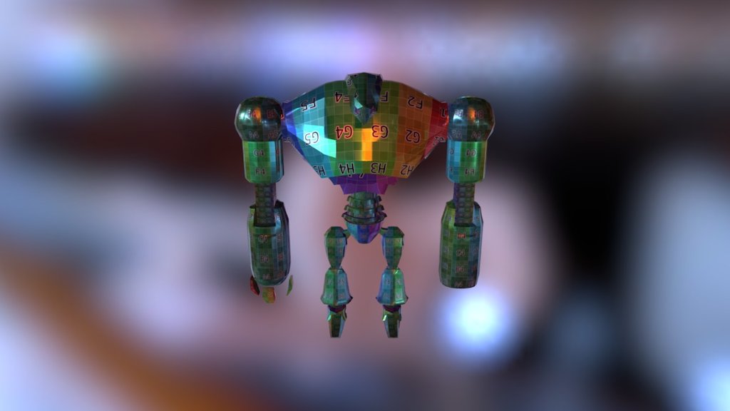 Robot UV Map Done - 3D model by UserStef [334f1d4] - Sketchfab
