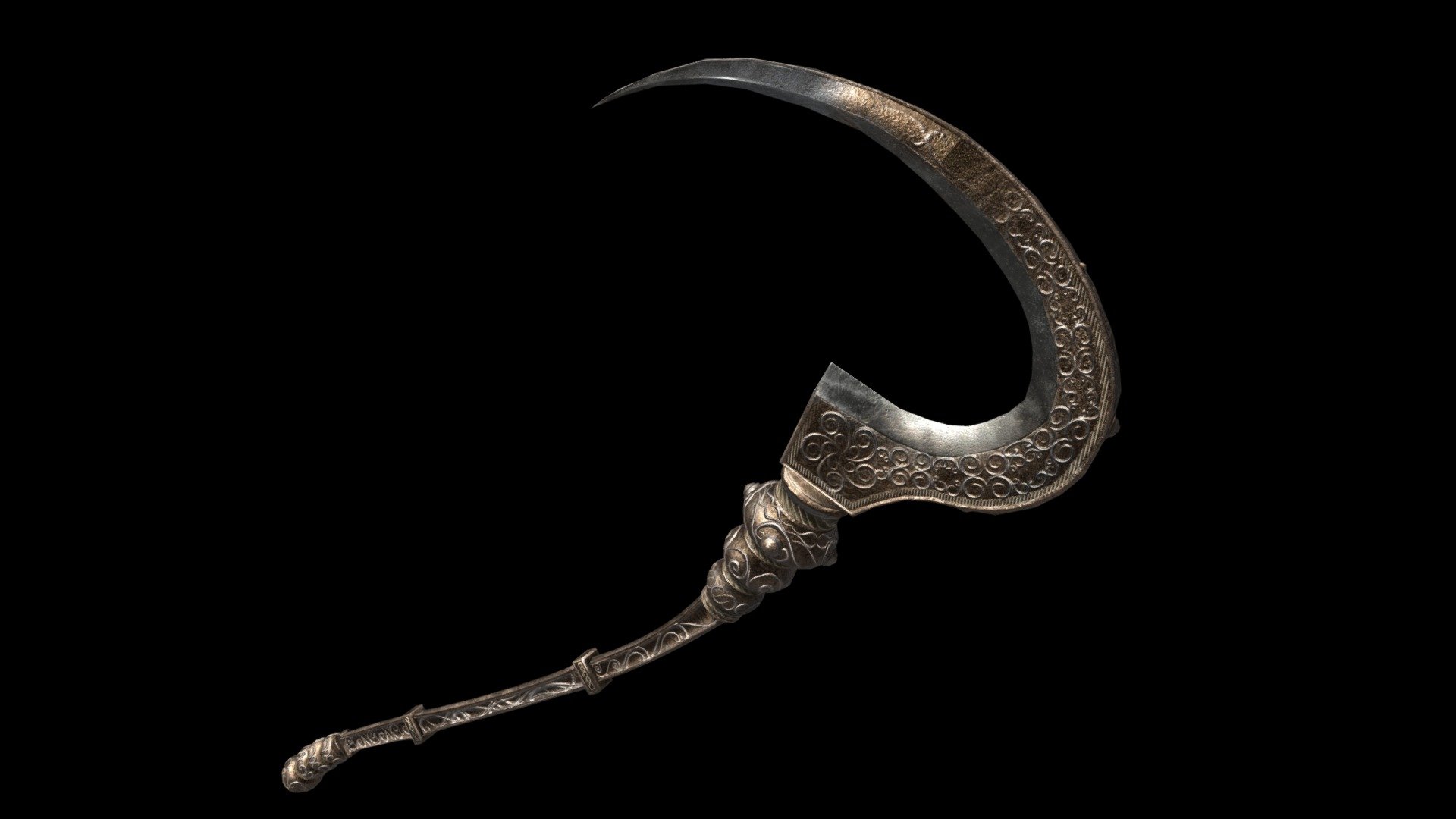 Scythe | Game Ready - 3D model by Sanad_ [334fea0] - Sketchfab