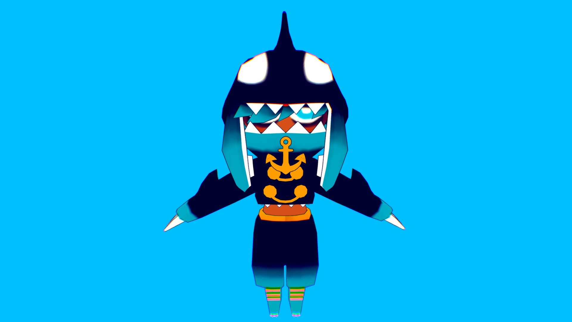 orca takemon - 3D model by softobunny [3350d11] - Sketchfab
