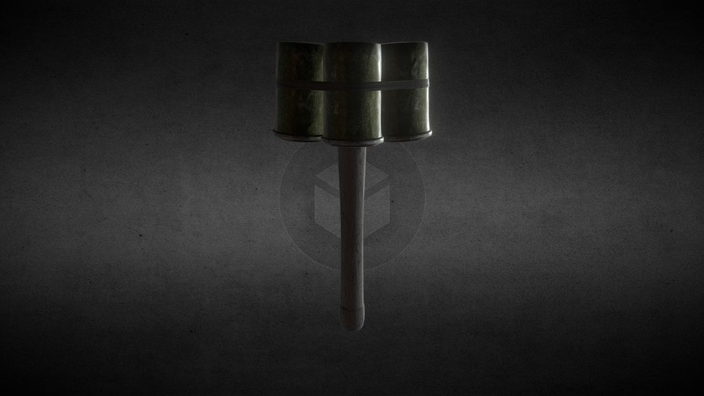 World War 1 Anti Tank Granade - Download Free 3D model by Matt Rafferty (@Matt-AeroLab) [33543ee ...