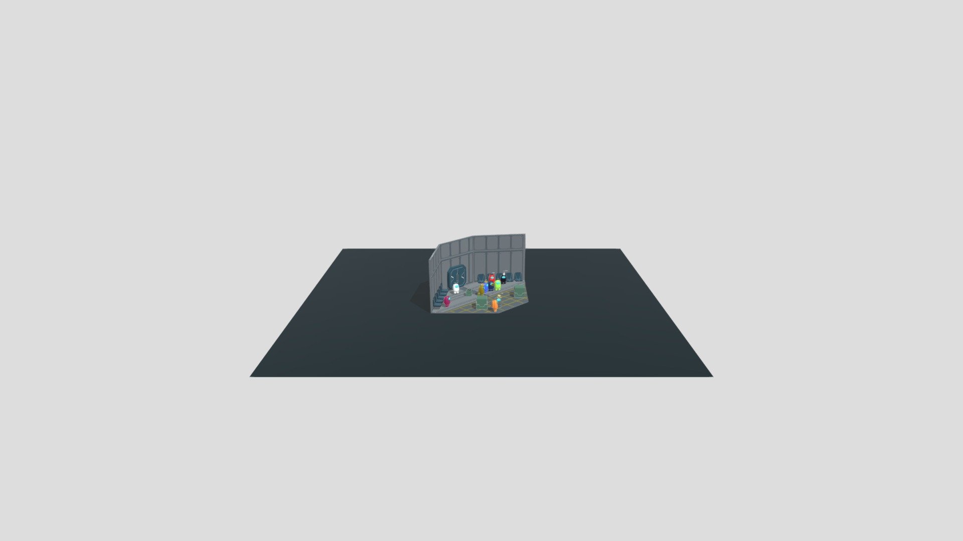 among-us-3d-lobby - 3D model by 164987 [3355661] - Sketchfab