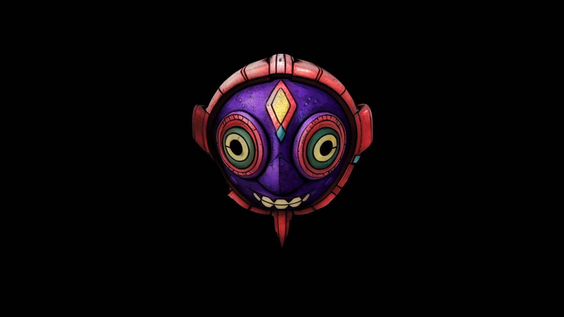 Happy Mask 41 - Download Free 3D model by klrxyz [335589c] - Sketchfab