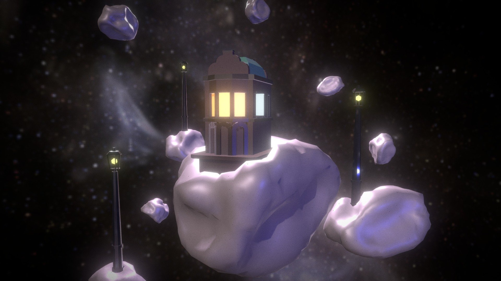 CubeWorld In Space - 3D model by arcaneden (@SL-lvg) [33562ec] - Sketchfab