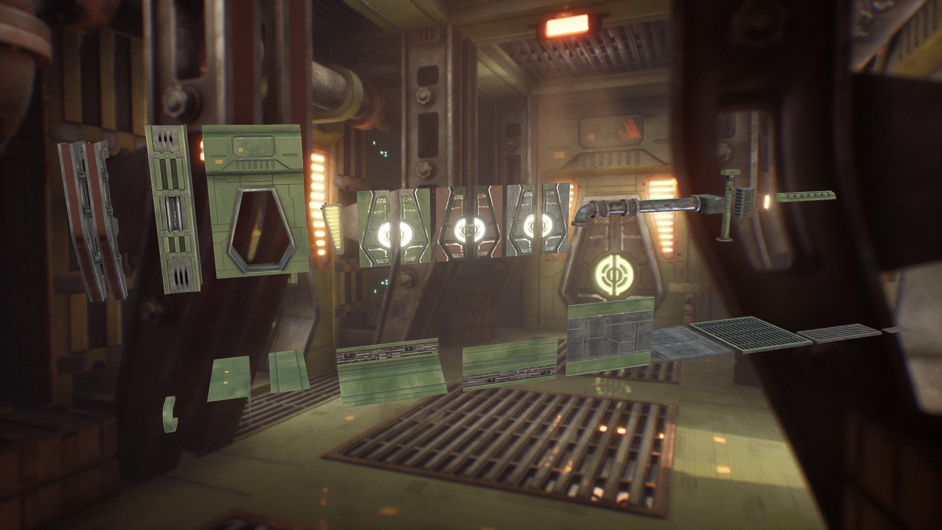 Sci Fi asset pack 3 - Buy Royalty Free 3D model by Philip Gilbert ...