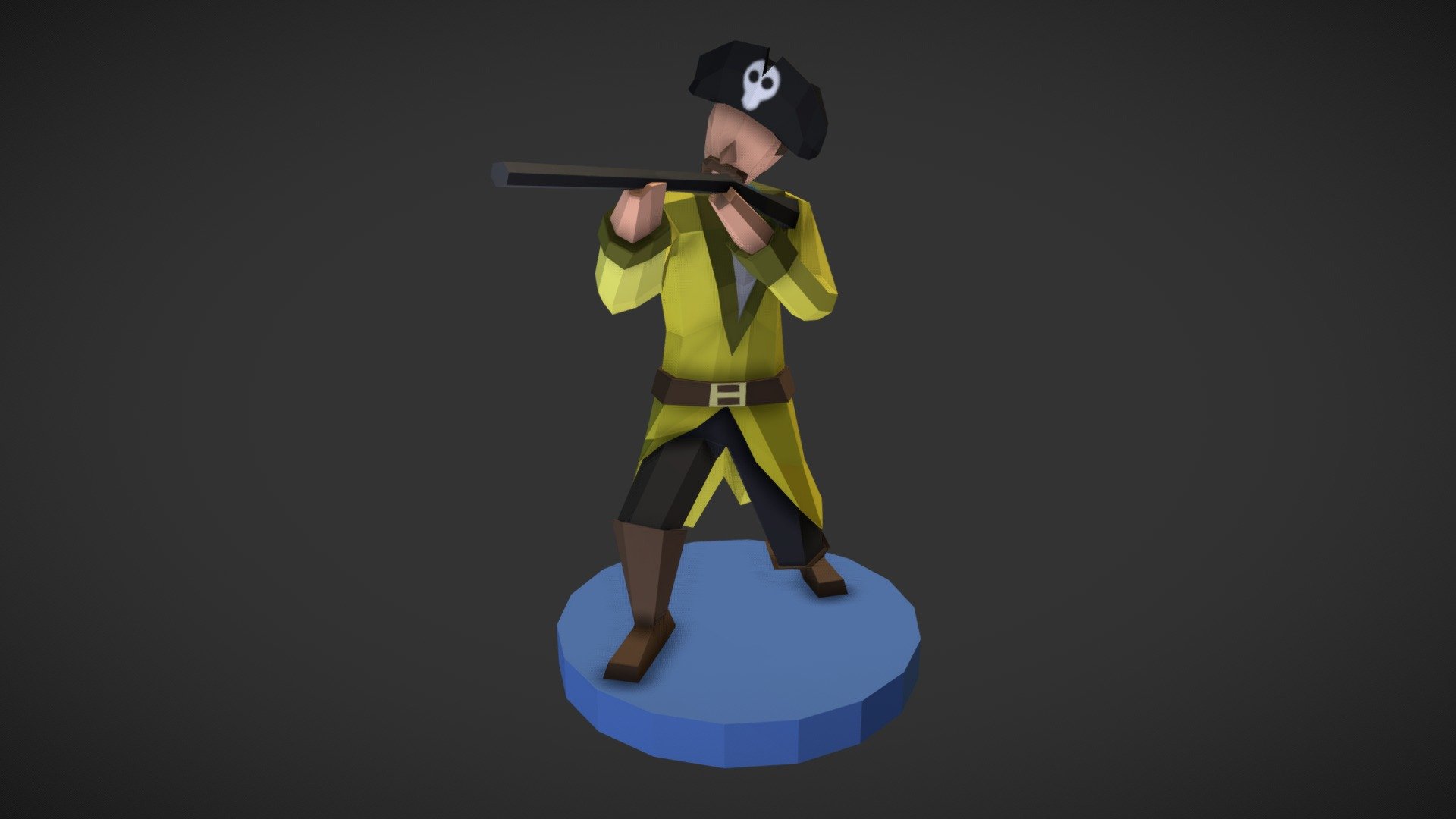Quartermaster Pirate - Download Free 3D model by Thomas Nalevaiko ...