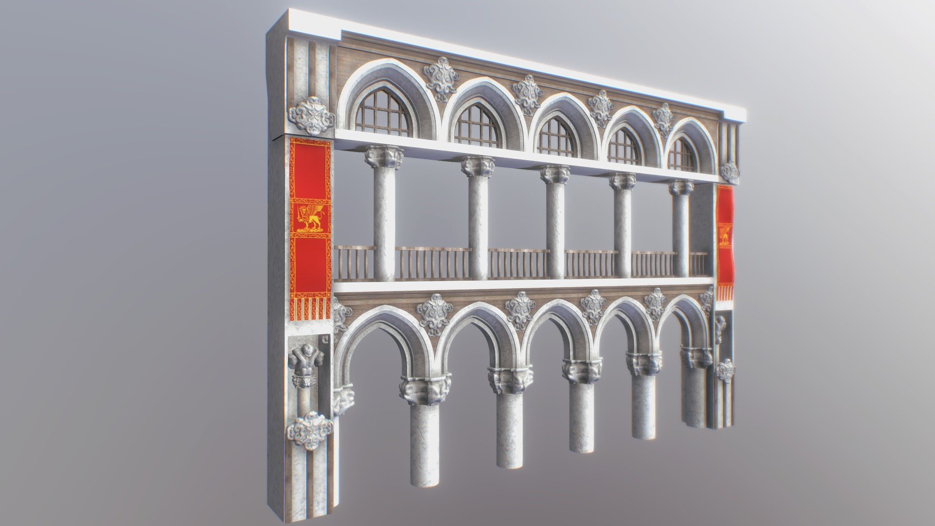 Overwatch Fanmade Spawn Area WIP - 3D model by Sander Winkeler ...