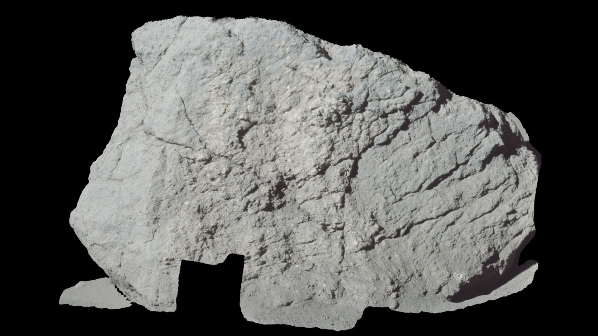 Apollo 17 moon boulder, one side - 3D model by Marko Kohv (@markokohv ...