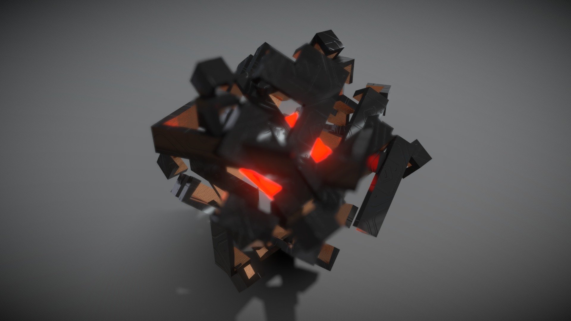 Dark Tesseract - Download Free 3D model by Chaitanya Krishnan ...