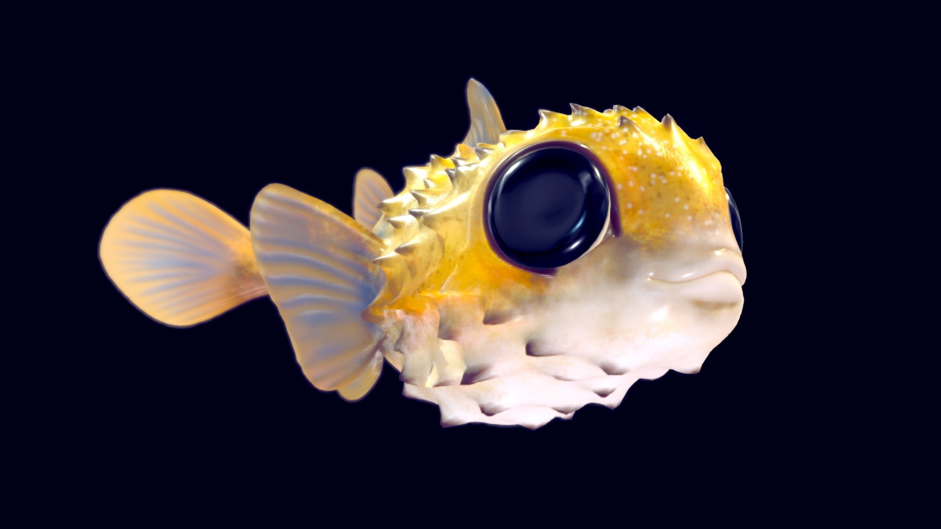 Pufferfish - Buy Royalty Free 3D model by Zyleck [335ef81] - Sketchfab ...