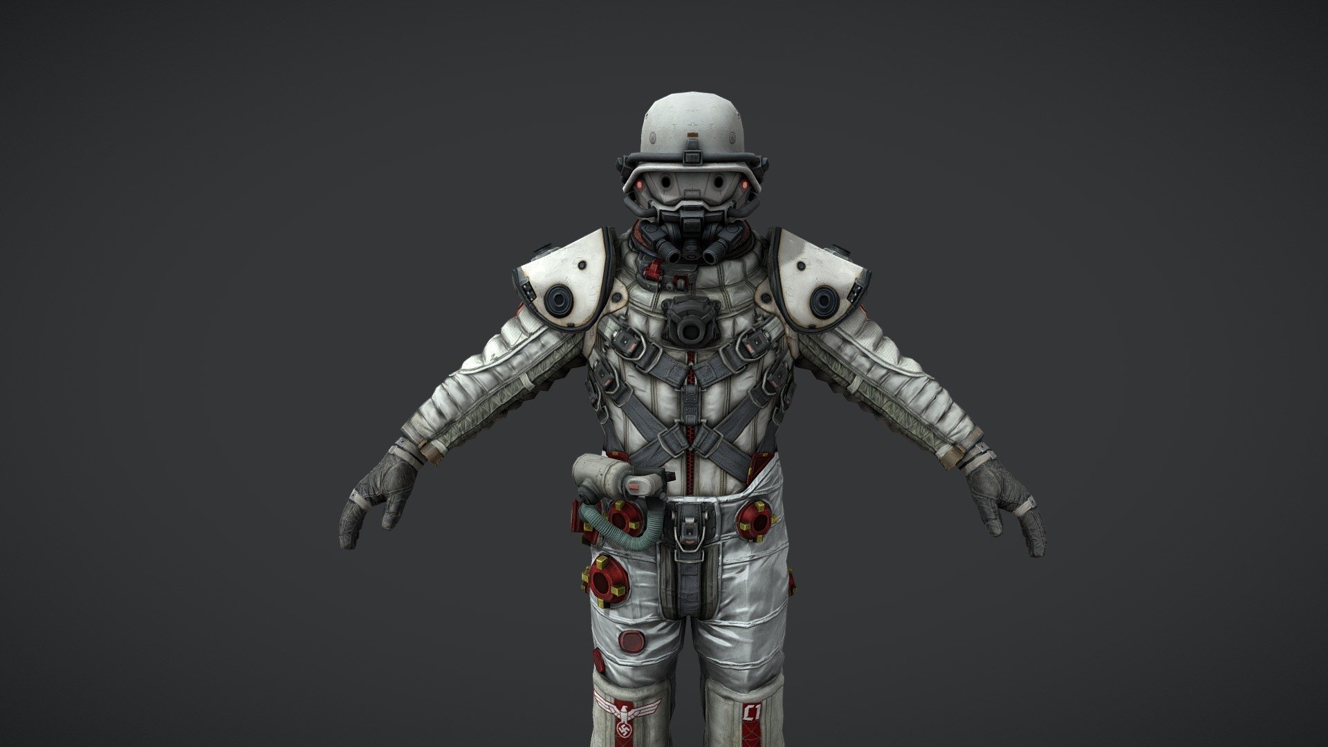 Space Marine (1960) - Wolf. New Order - Download Free 3D model by Nazar ...
