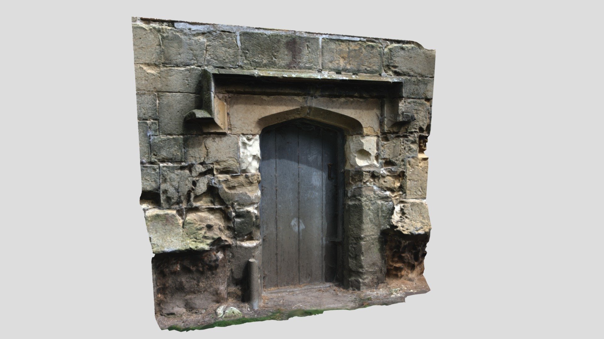 Medieval Tower Door, Sutton, Yorkshire - Buy Royalty Free 3D model by ...