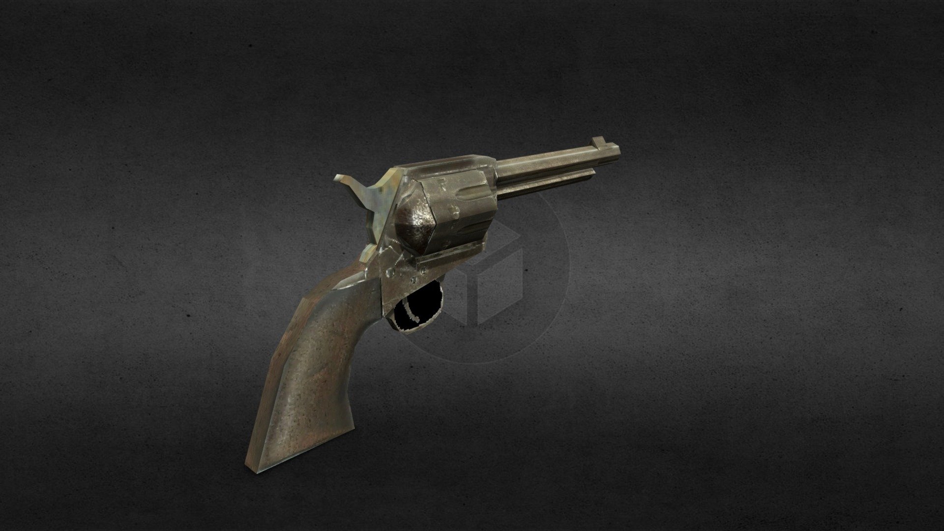 Ps1 - Single Action Army Revolver - Download Free 3D model by ...