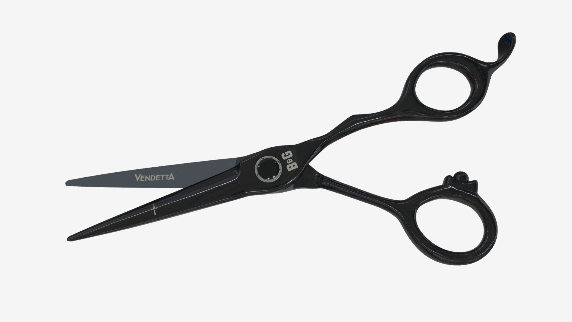 BARBER SCISSORS - 3D model by loudart [3360fd4] - Sketchfab