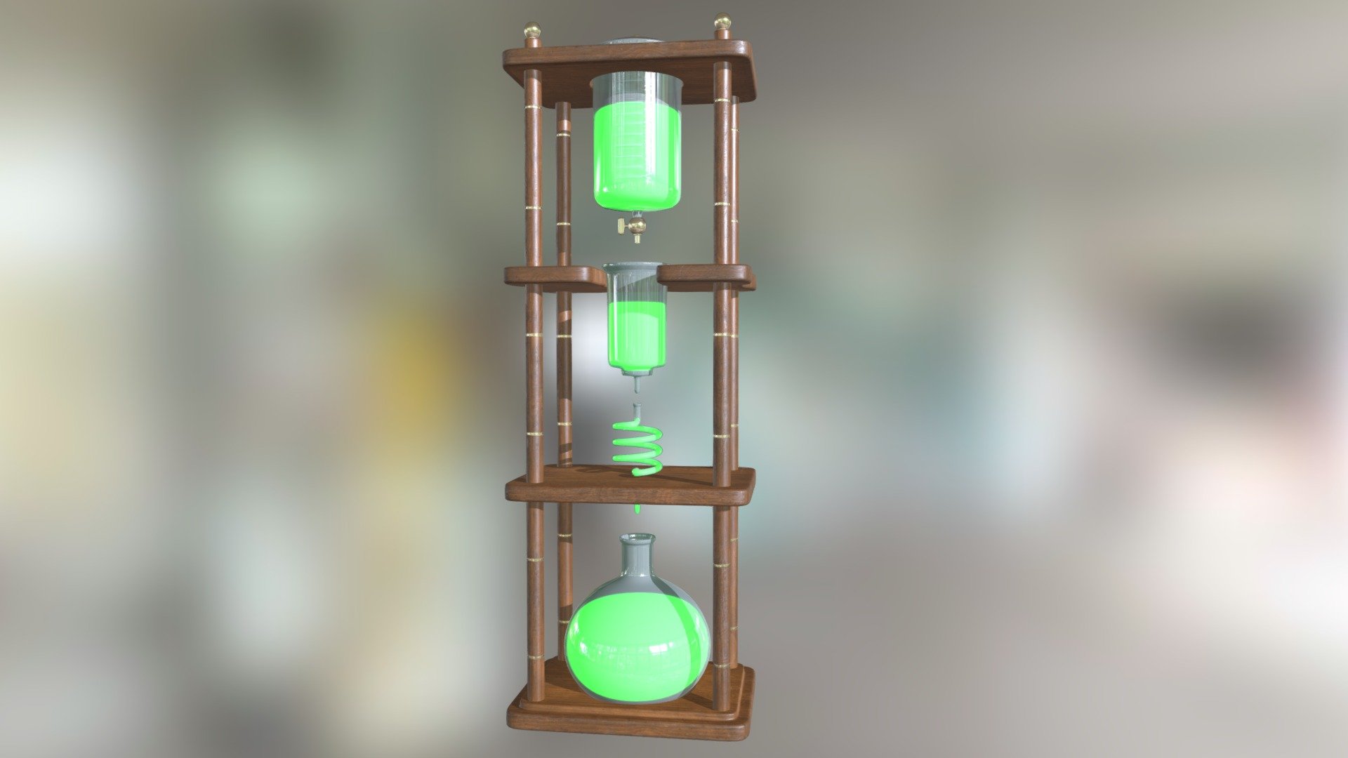 Magical Yama Cold Drip Potion Coffee - Buy Royalty Free 3D model by ...