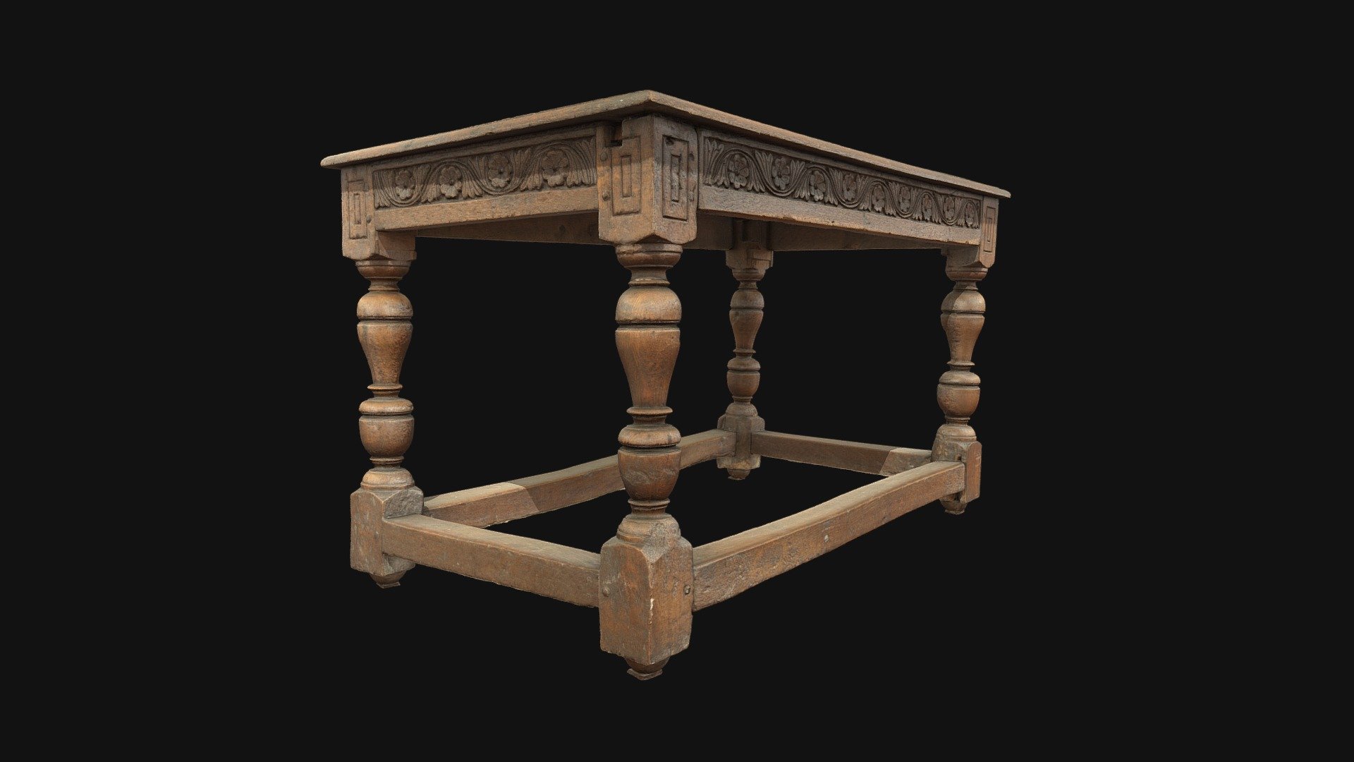 Doddington - Tudor Table - 3D model by Scanning (@AHScanning) [336344a ...