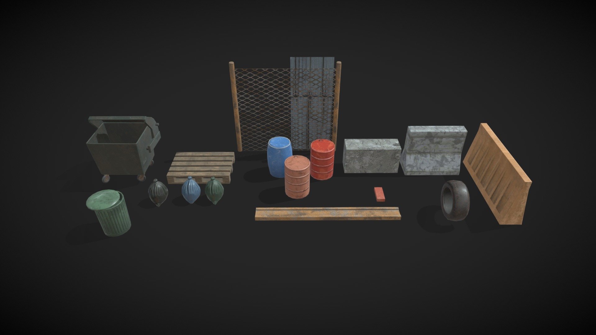 Pack_Сity_ trash - 3D model by Pavlo Boiko (@boiko.pavlo4) [3364657 ...